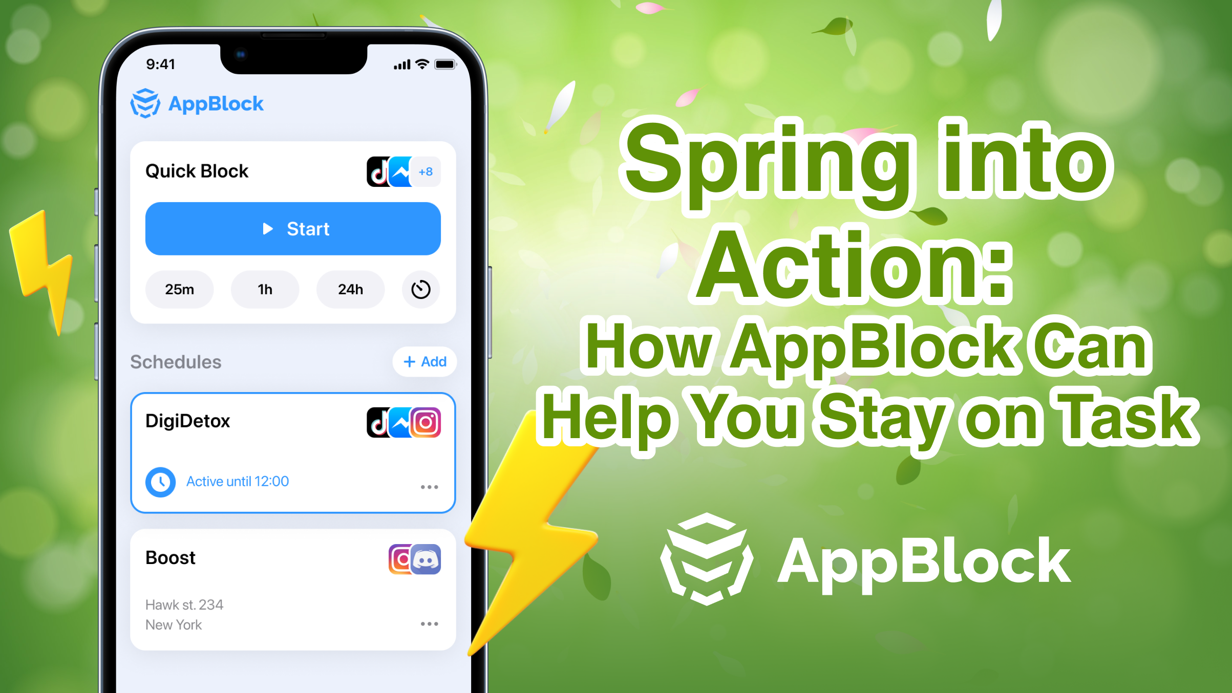 Spring into Action: How AppBlock Can Help You Stay on Task - AppBlock - Stay focused on iOS and ...