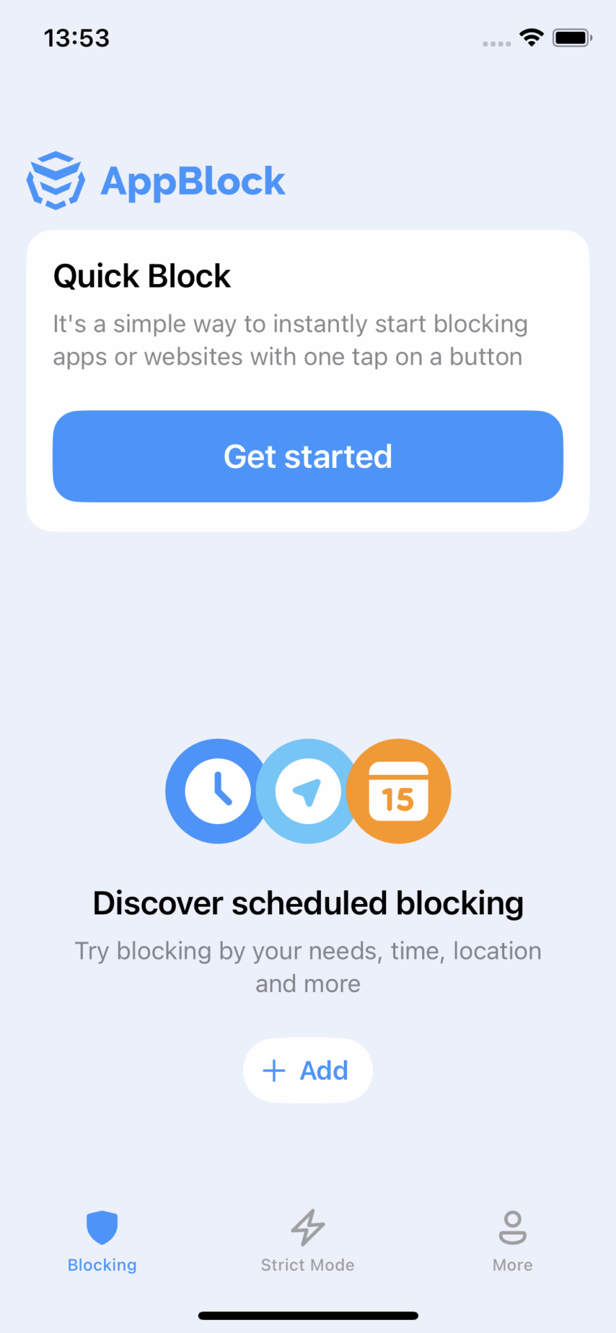 Get discount - AppBlock - Stay focused on iOS and Android